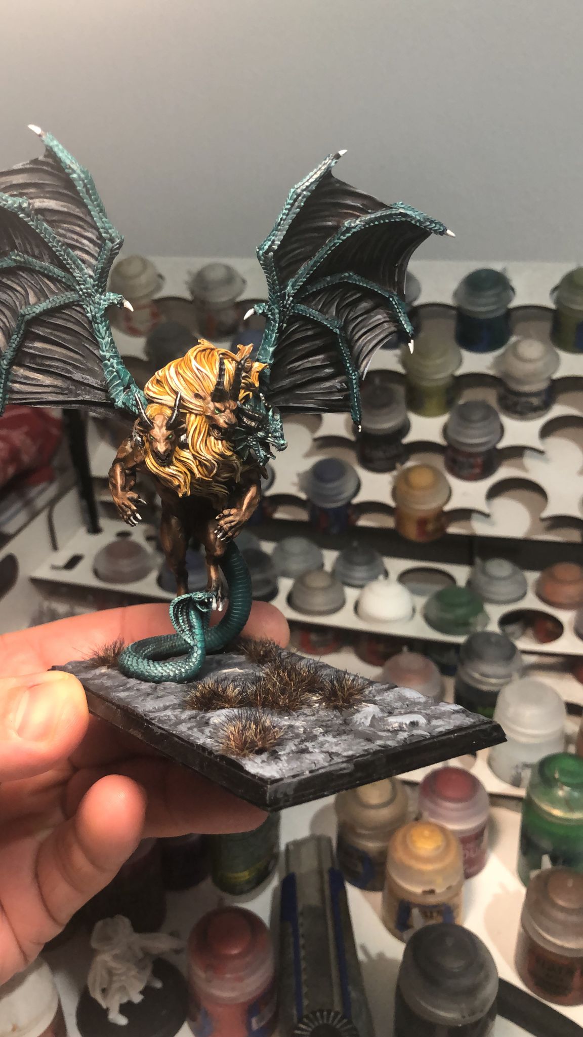 3D Printable Chimera - RPG Monster DnD 5e - Mortal Enemies Set 11 by ...