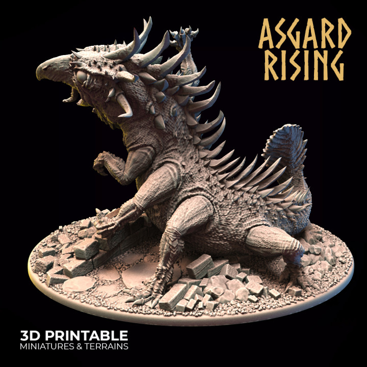 3D Printable Basilisks ver. 1 & 2 /EasyToPrint/ /Pre-supported/ by ...