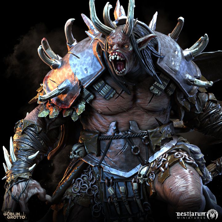 3D Printable Bugbear Enforcer by Bestiarum Miniatures