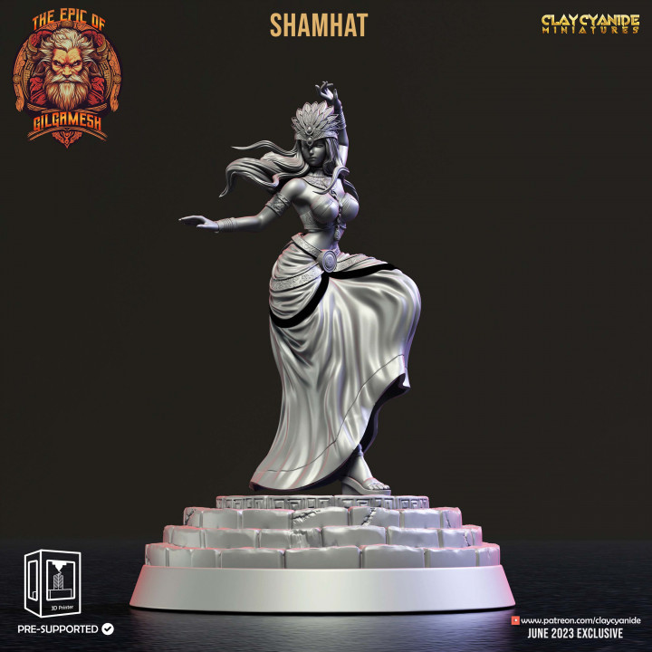 3D Printable Shamhat by Clay Cyanide Miniatures