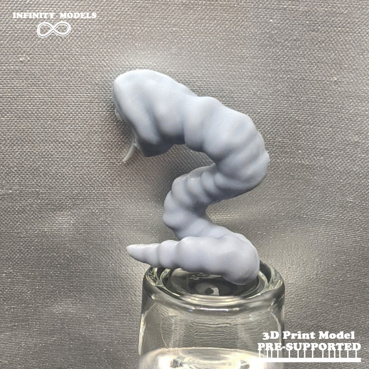 3D Printable Worm Parasite by InfinityModels
