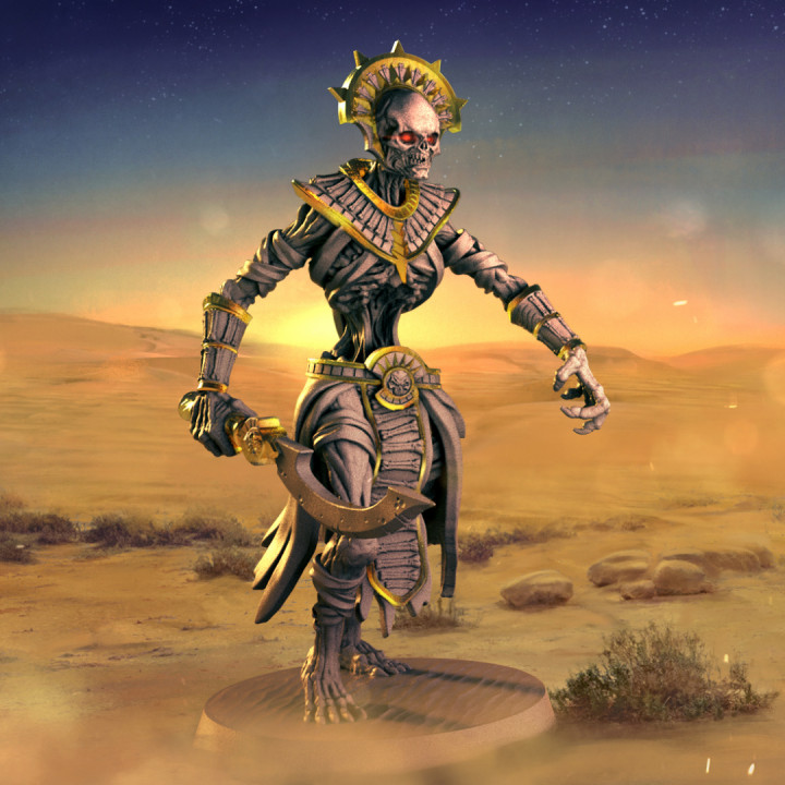 3D Printable Ancient Egyptian Mummy | A Mini 3D World by Unchained Games