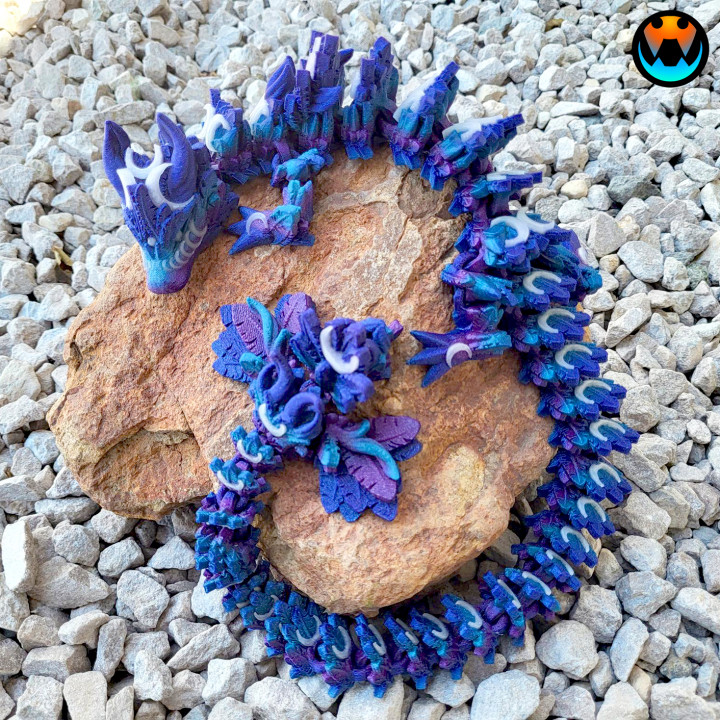 3D Printable Lunar Dragon by Cinderwing3D