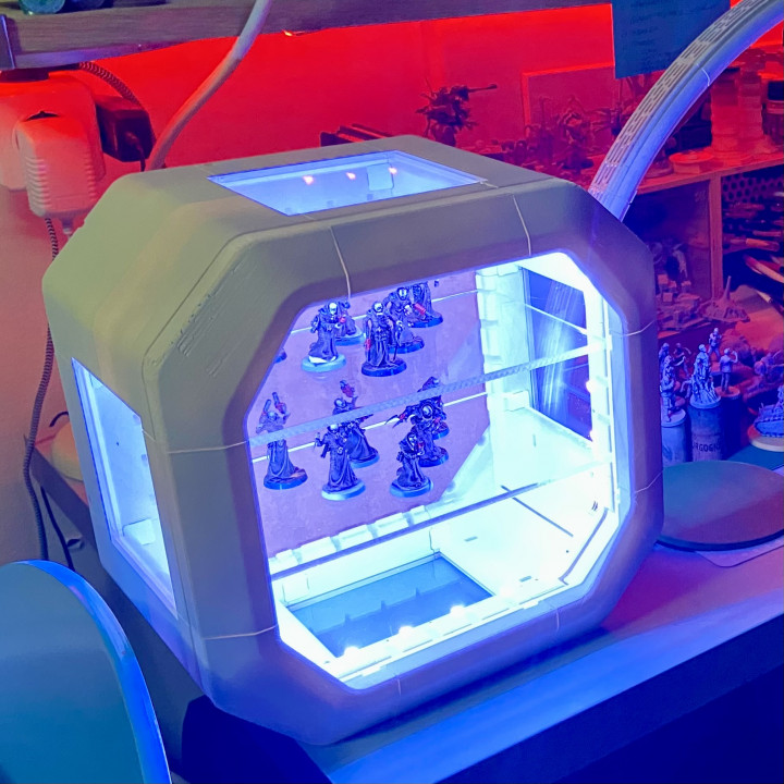 3D Print of Omni 1 - Modular Display Case by CulturedRuffian