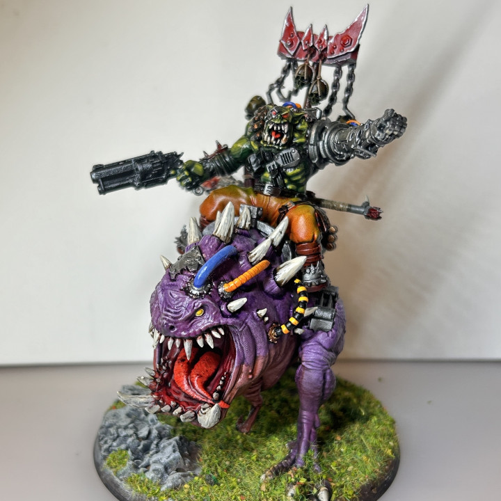 3D Print of Orc Beast Rider / Warship Soldier / Space Warrior / Alien ...