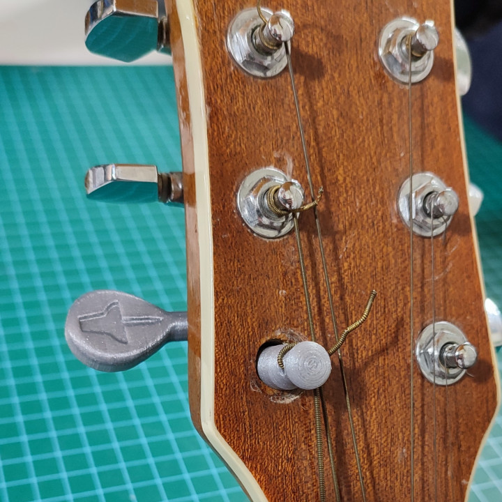 3D Printable GUITAR TUNERS that actually work!! version 2 by noamtsvi ...