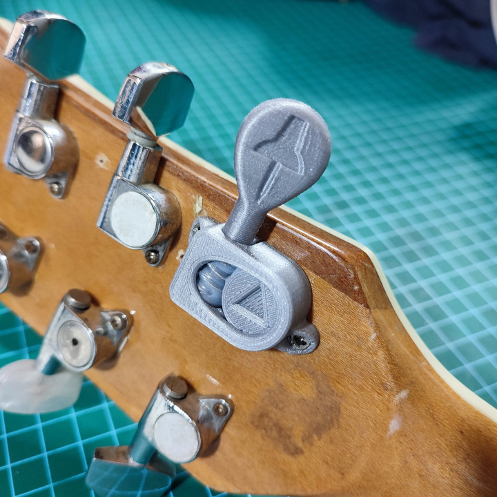 3D Printable GUITAR TUNERS that actually work!! version 2 by noamtsvi ...