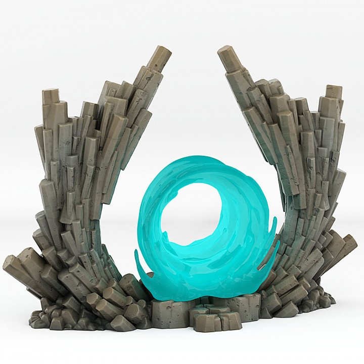 3D Printable BASALT PORTAL WITH ITS WATER EFFECT by Fantastic Portals ...