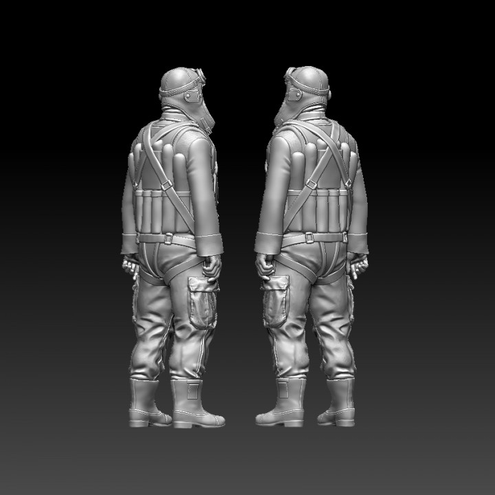 3D Printable japan pilot by Dmitry Tishchenkov