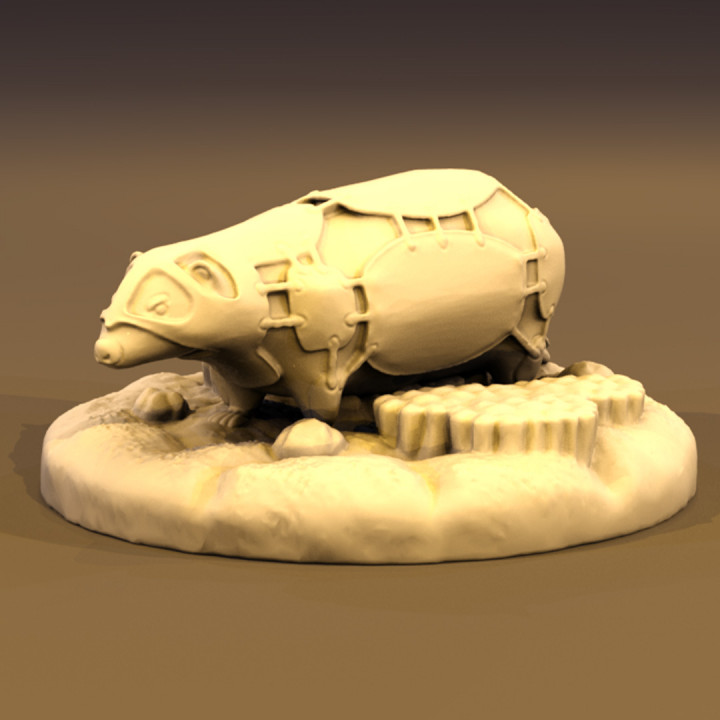 3D Printable Badger Armored by Krakulu