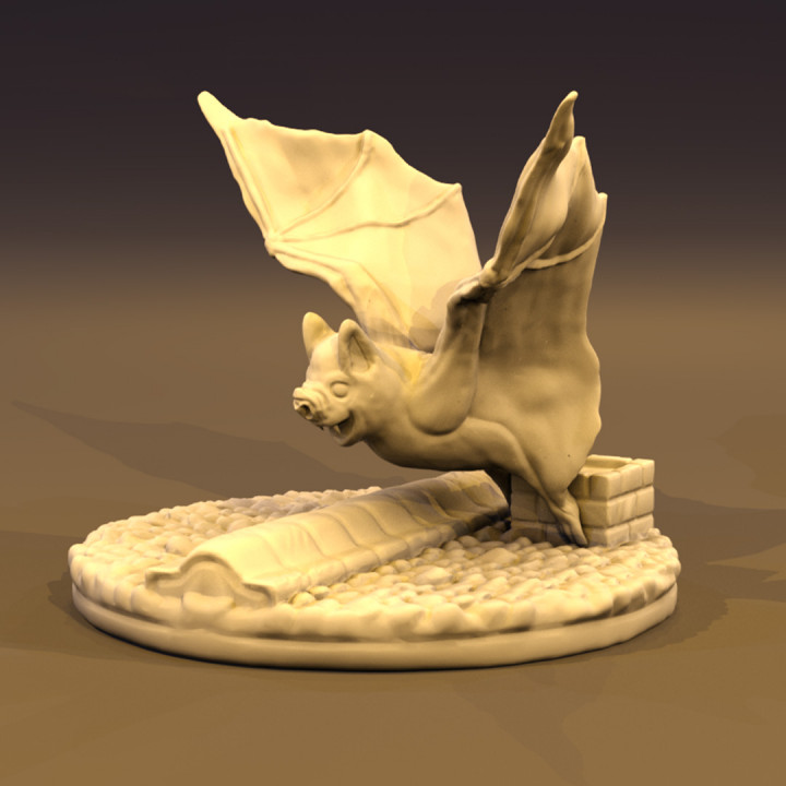 3D Printable Bat by Krakulu