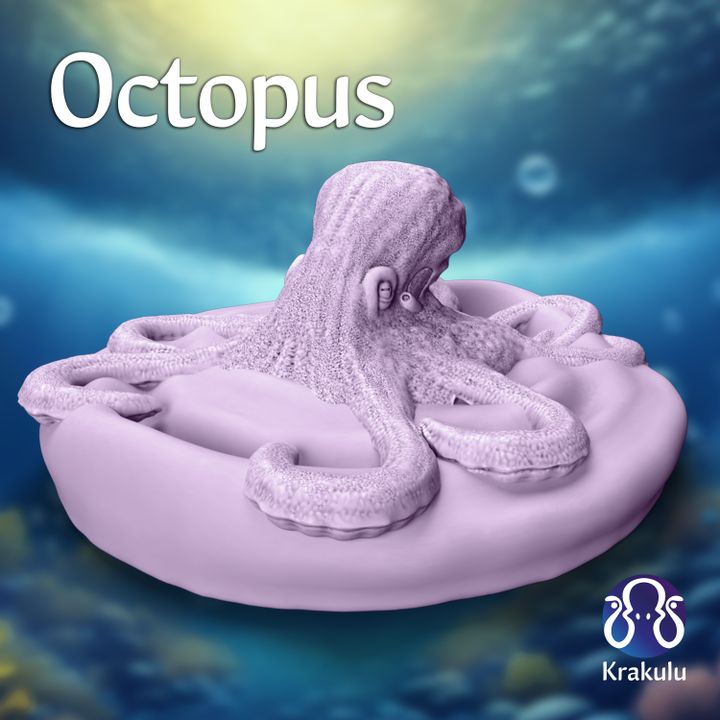 3D Printable Octopus by Krakulu