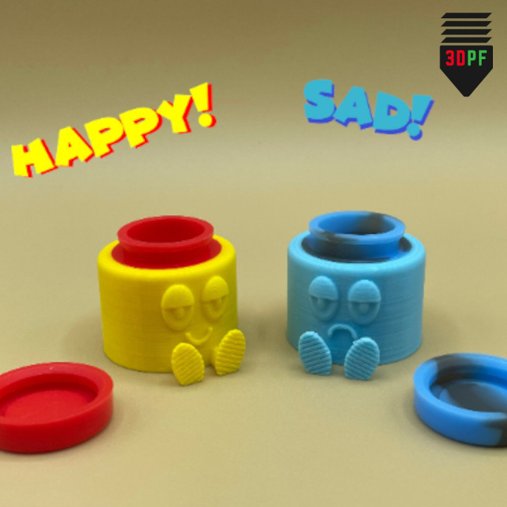 3D Printable Chill Buddy Jr 5ml Silicone Container by MysticMesh3D