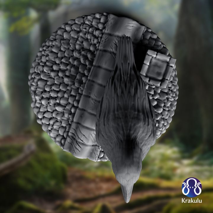 3D Printable Raven by Krakulu