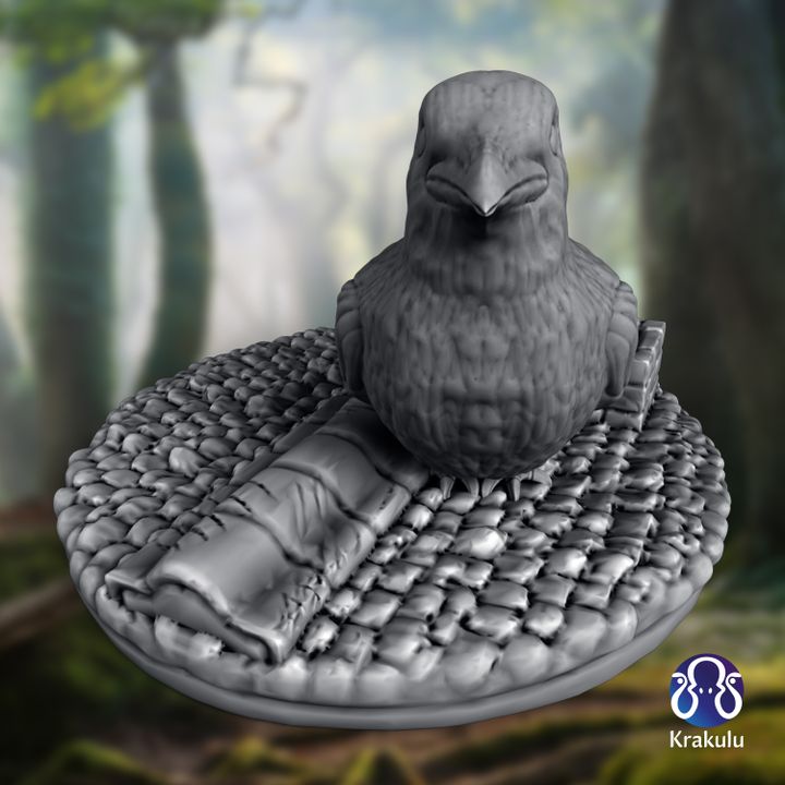 3D Printable Raven by Krakulu