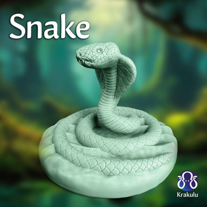 3D Printable Snake by Krakulu