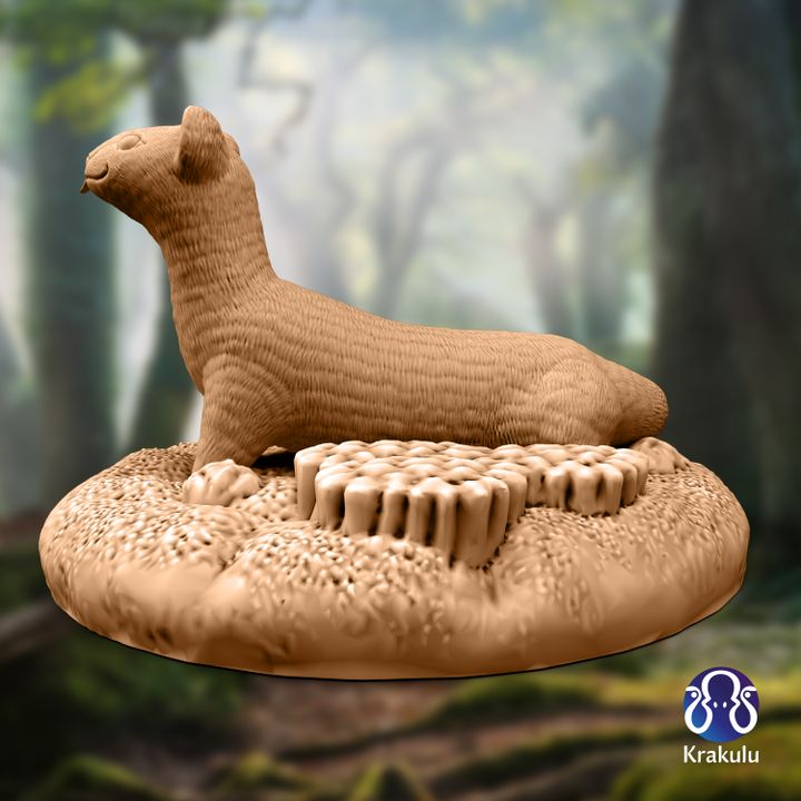 3D Printable Weasel by Krakulu