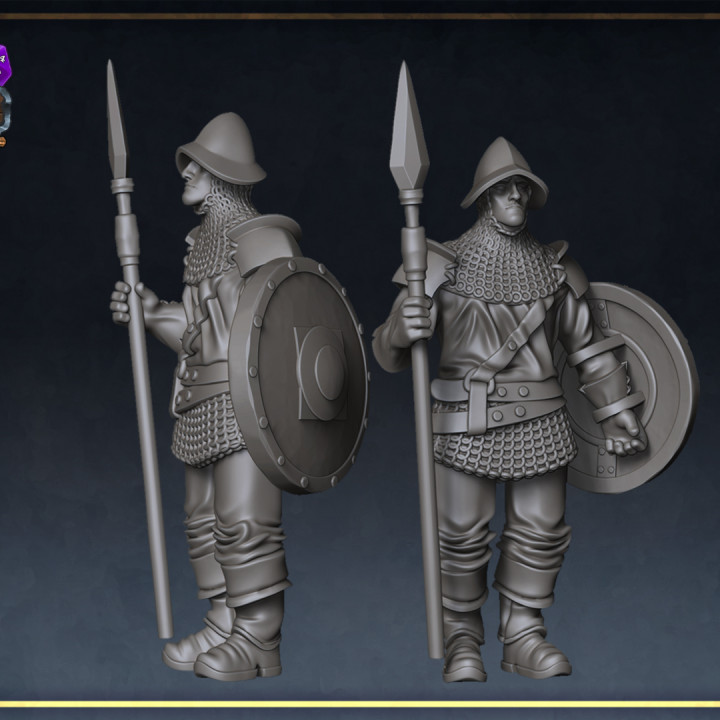 3D Printable Palace guard by Jacob Olsson - Roleplaying & Miniatures