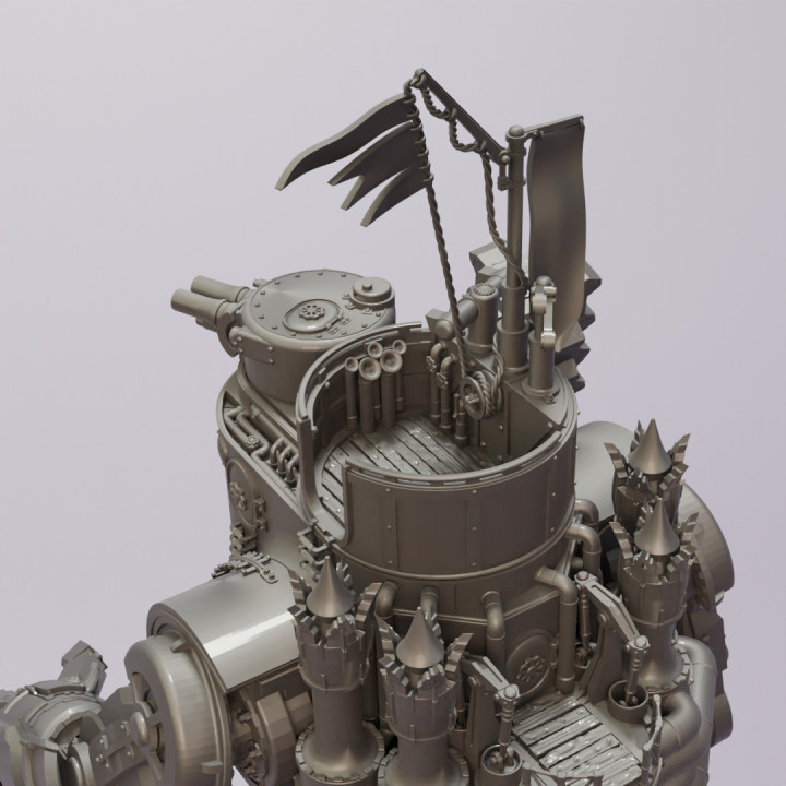 3D Printable Mecha-Gargant - posable, presupported, steampunk mech by ...