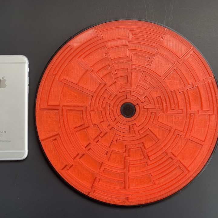 3D Printable Large Circle Puzzle 1 by Jordan Dubois