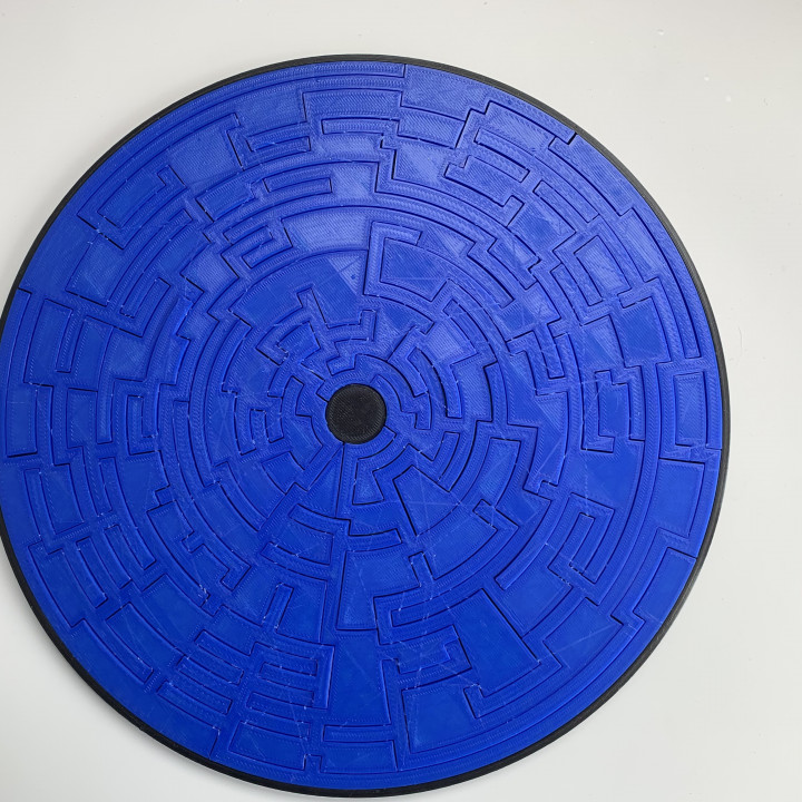 3D Printable Large Circle Puzzle 2 by Jordan Dubois