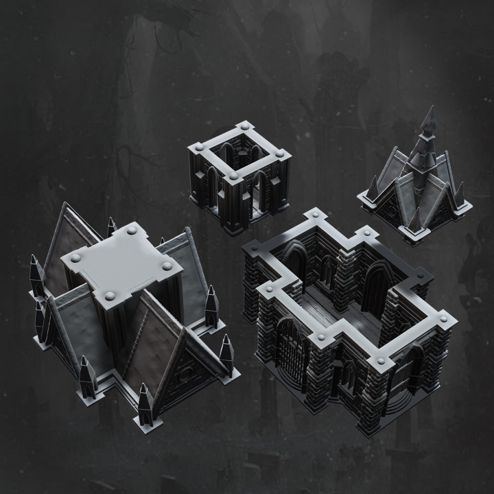 3D Printable Lost Souls III - Crypt by Monolith Arts