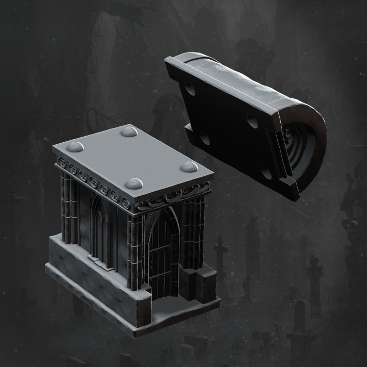 3D Printable Lost Souls III - Crypt by Monolith Arts