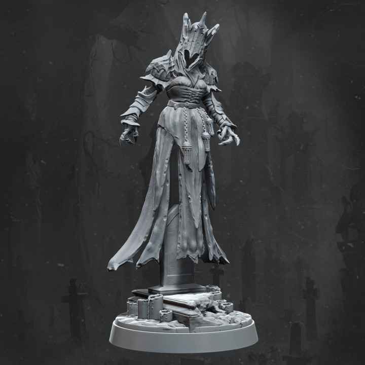 3D Printable Lost Souls III - Mournful Hag by Monolith Arts