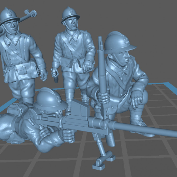 3D Printable WW2 28mm french 1940 AT-RIFLE (Boys) by Colonel Muller