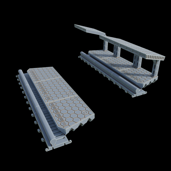 3D Printable Monorail kimondo and riveted by Terrain4Print