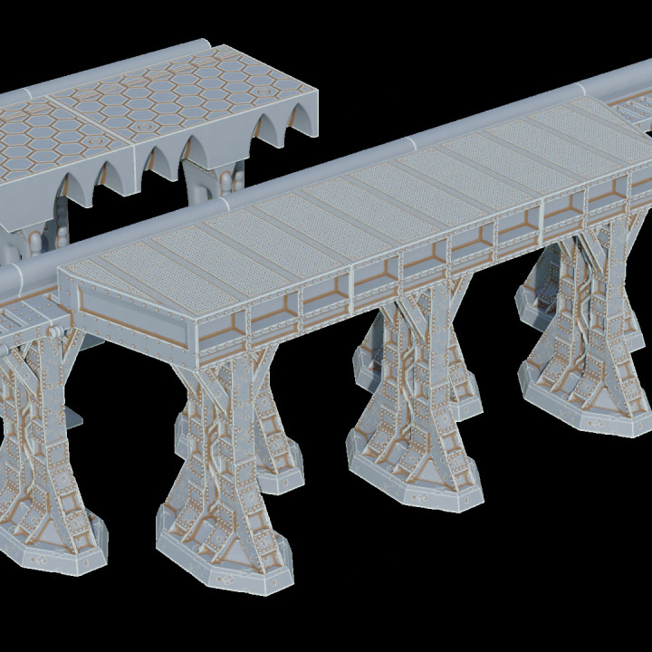 3D Printable Monorail kimondo and riveted by Terrain4Print