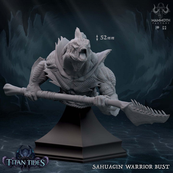 3D Printable Titan Tides Collection (+ 5e Adventure) by Mammoth Factory