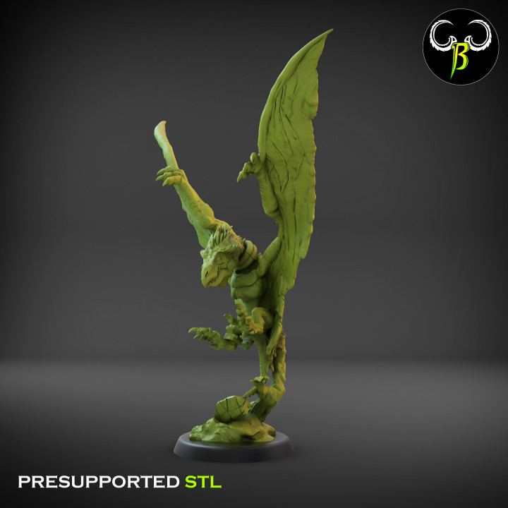 3D Printable Raptawings set C by ClayBeastCreation