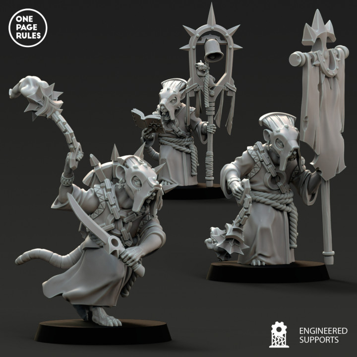 3D Printable Ratmen - Army Bundle #1 by One Page Rules