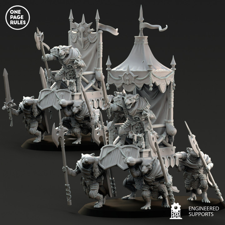 3D Printable Ratmen - Army Bundle #1 by One Page Rules