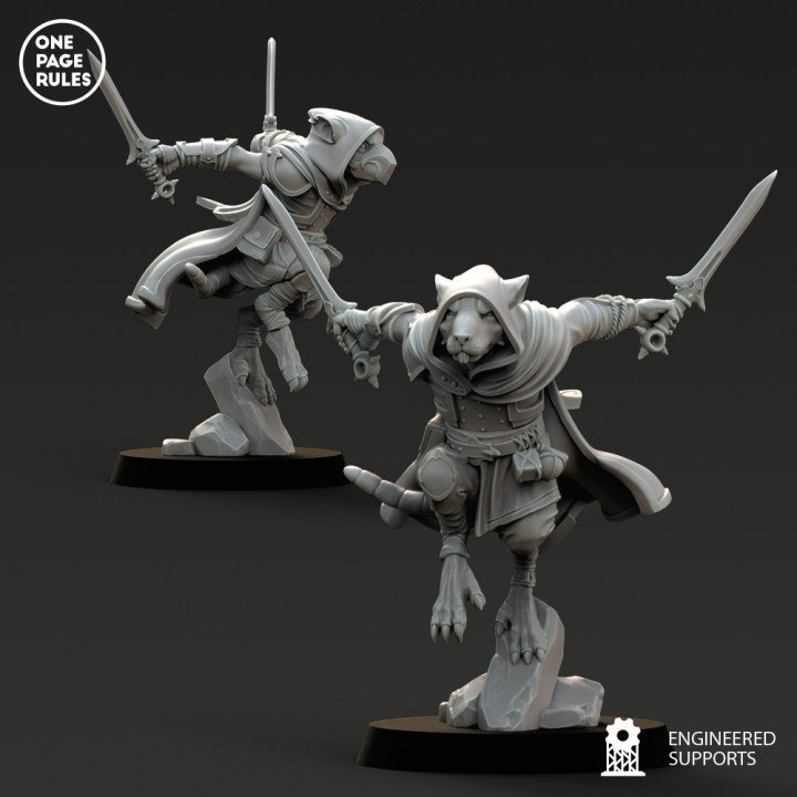 3D Printable Ratmen - Army Bundle #2 by One Page Rules