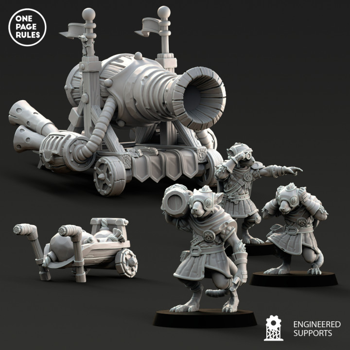 3D Printable Ratmen - Army Bundle #2 by One Page Rules