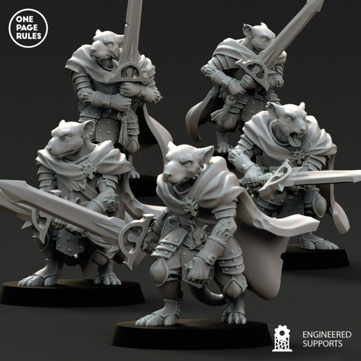 3D Printable Ratmen - Army Bundle #2 by One Page Rules