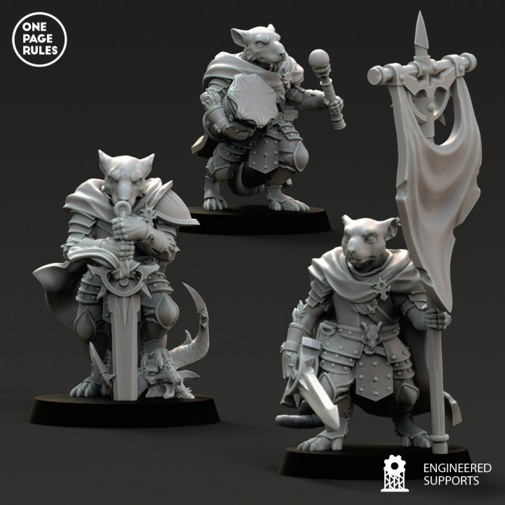3D Printable Ratmen - Army Bundle #2 by One Page Rules