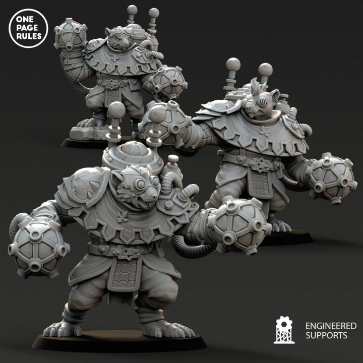 3D Printable Ratmen - Army Bundle #3 by One Page Rules