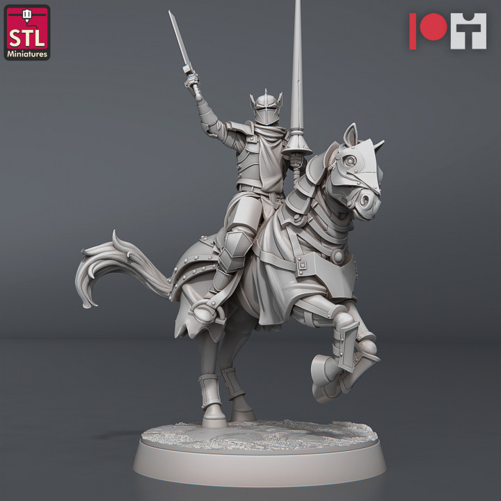 3D Printable Jousting Set by STL Miniatures