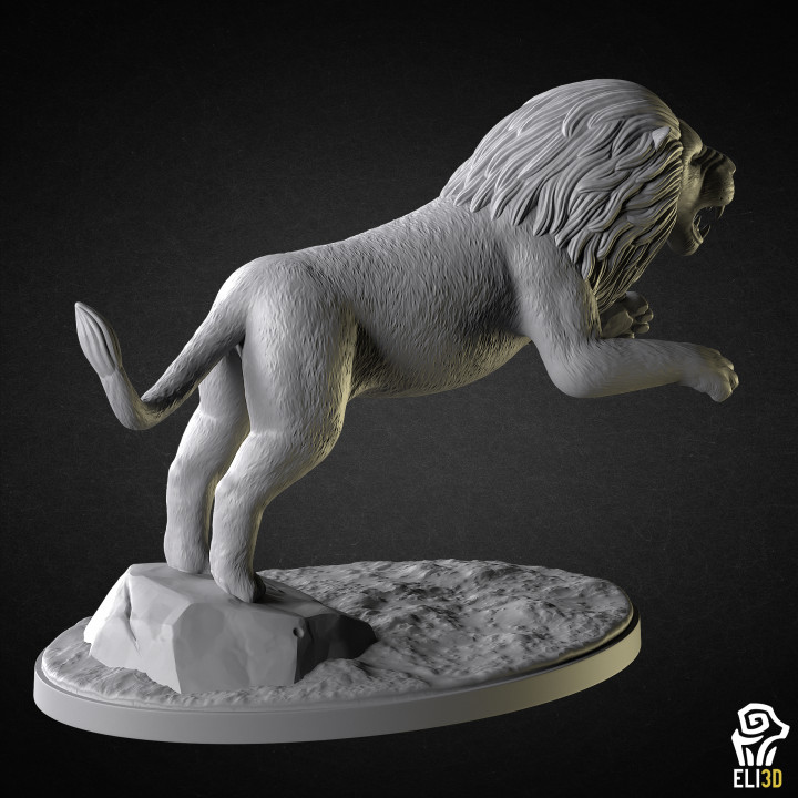 3D Printable Lion by ELI 3D