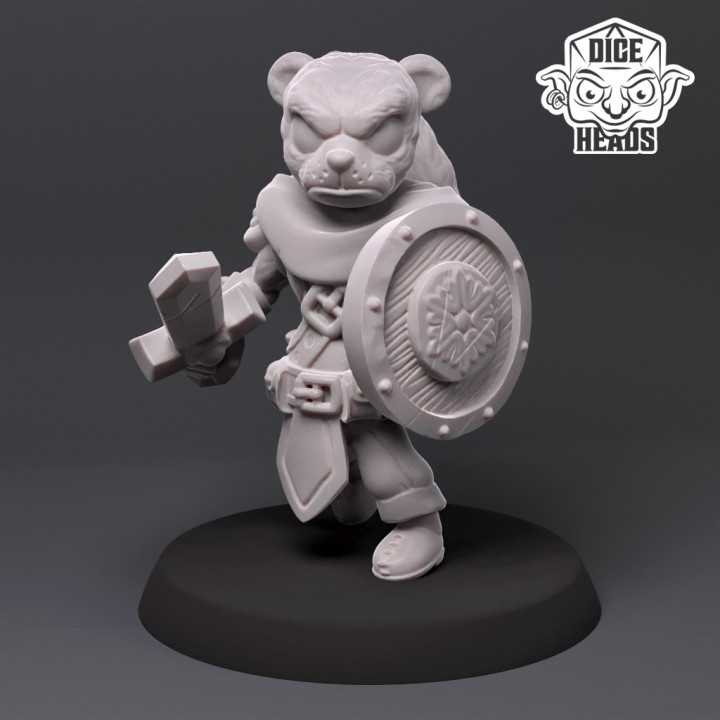 3D Printable Weasel Infantry (25mm 8x variants) (pre-supported included ...