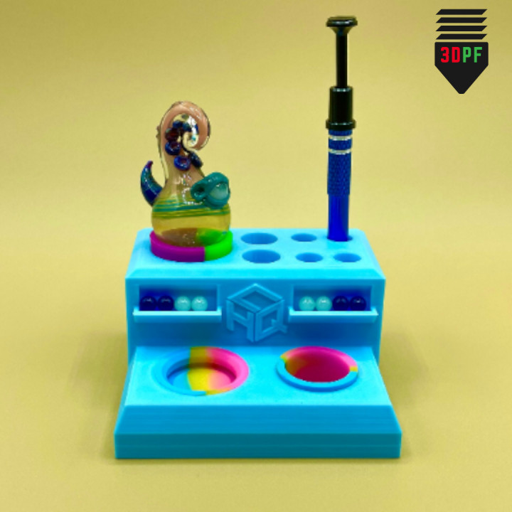 3D Printable Terp Pearl Station by MysticMesh3D