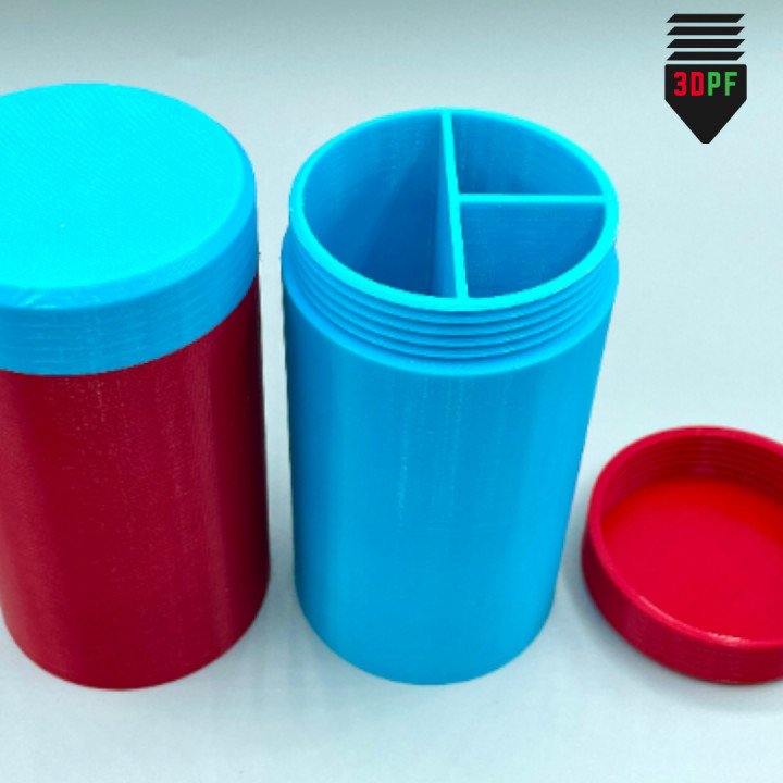 3D Printable Stash Containers by MysticMesh3D