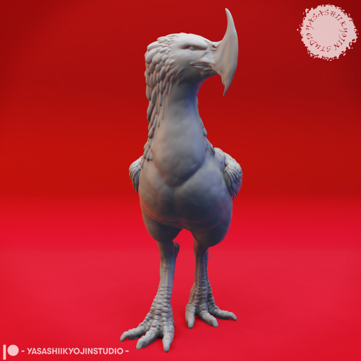 3D Printable Axe Beak Pair - Tabletop Miniatures (Pre-Supported) by ...