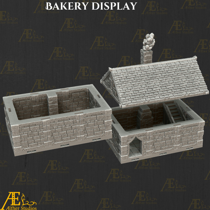3D Printable AEDARK05 - Dark Bakery by Aether Studios