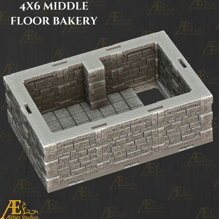3D Printable AEDARK05 - Dark Bakery by Aether Studios