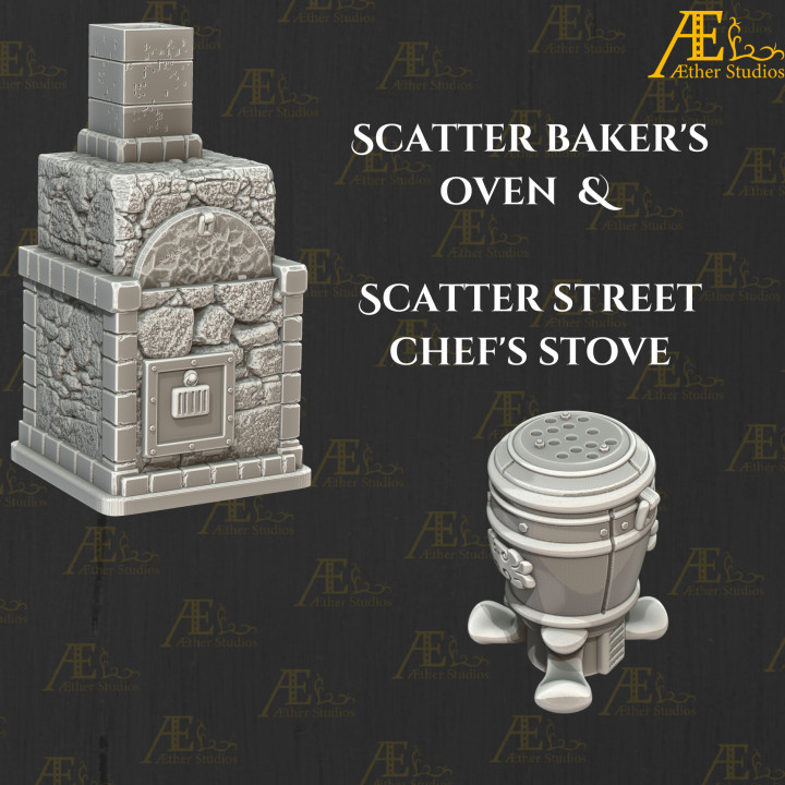 3D Printable AEDARK05 - Dark Bakery by Aether Studios