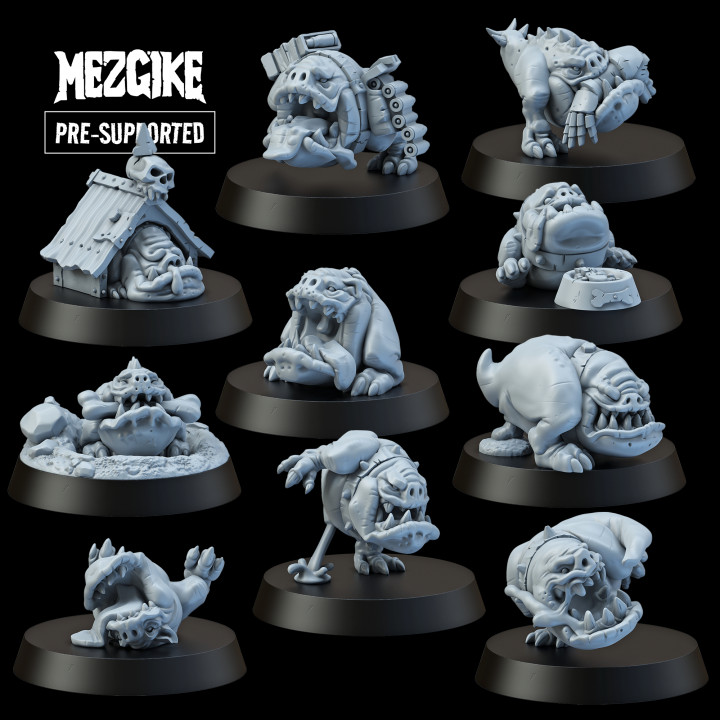 3D Printable Da good boyz (pre-supported) by MEZGIKE